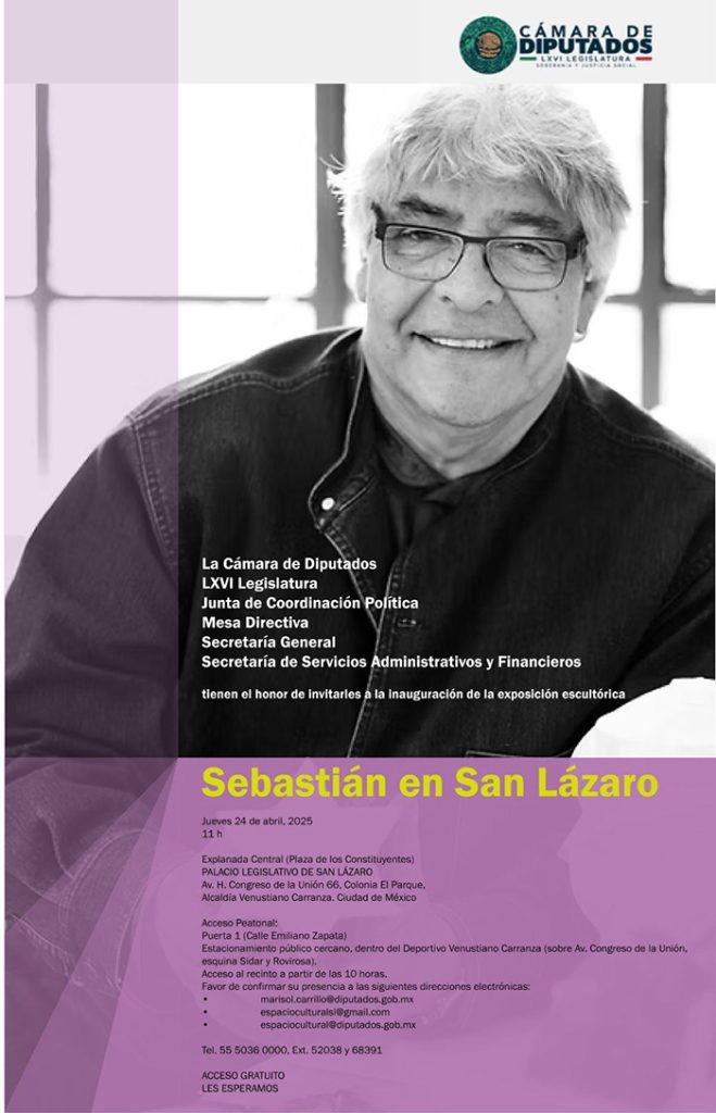 El reconocido escultor “Sebastián” expondrá en San Lázaro – Periódico ...